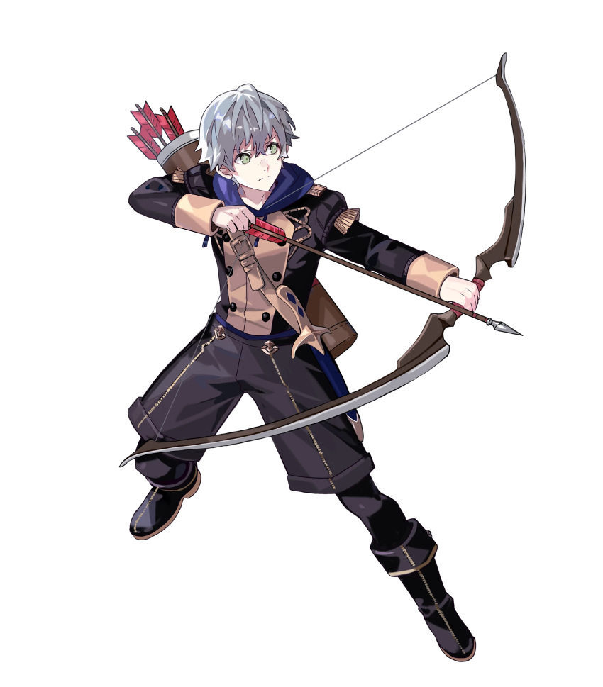 Safebooru - 1boy ashe ubert bow (weapon) fire emblem fire emblem: three ...