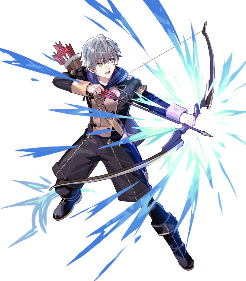 Safebooru - 1boy ashe ubert bow (weapon) fire emblem fire emblem: three ...