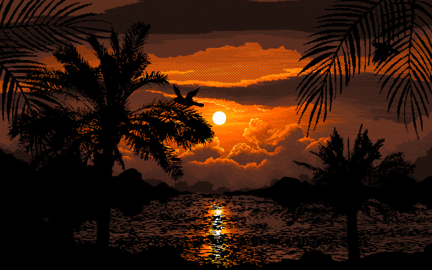 Safebooru - anas abdin animated animated gif artist name bird clouds ...