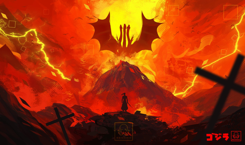 Safebooru - 1boy artist logo artist name bird commentary dragon dragon ...