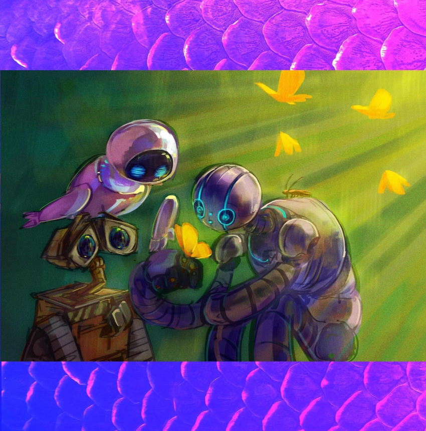 Safebooru - eve (wall-e) highres raha rajah the wild robot wall-e wall-e (character) | 5282514