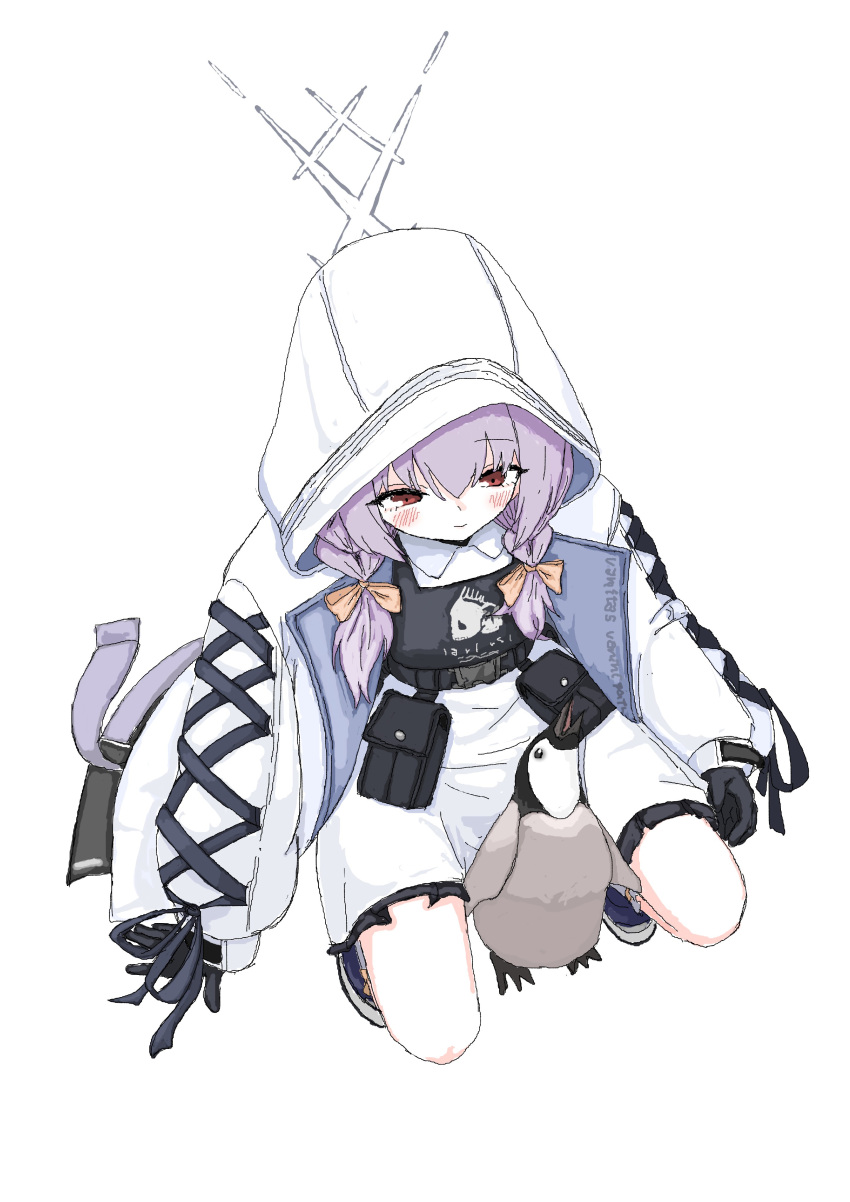 Safebooru - 1girl absurdres ammunition pouch atsuko (blue archive) bird ...