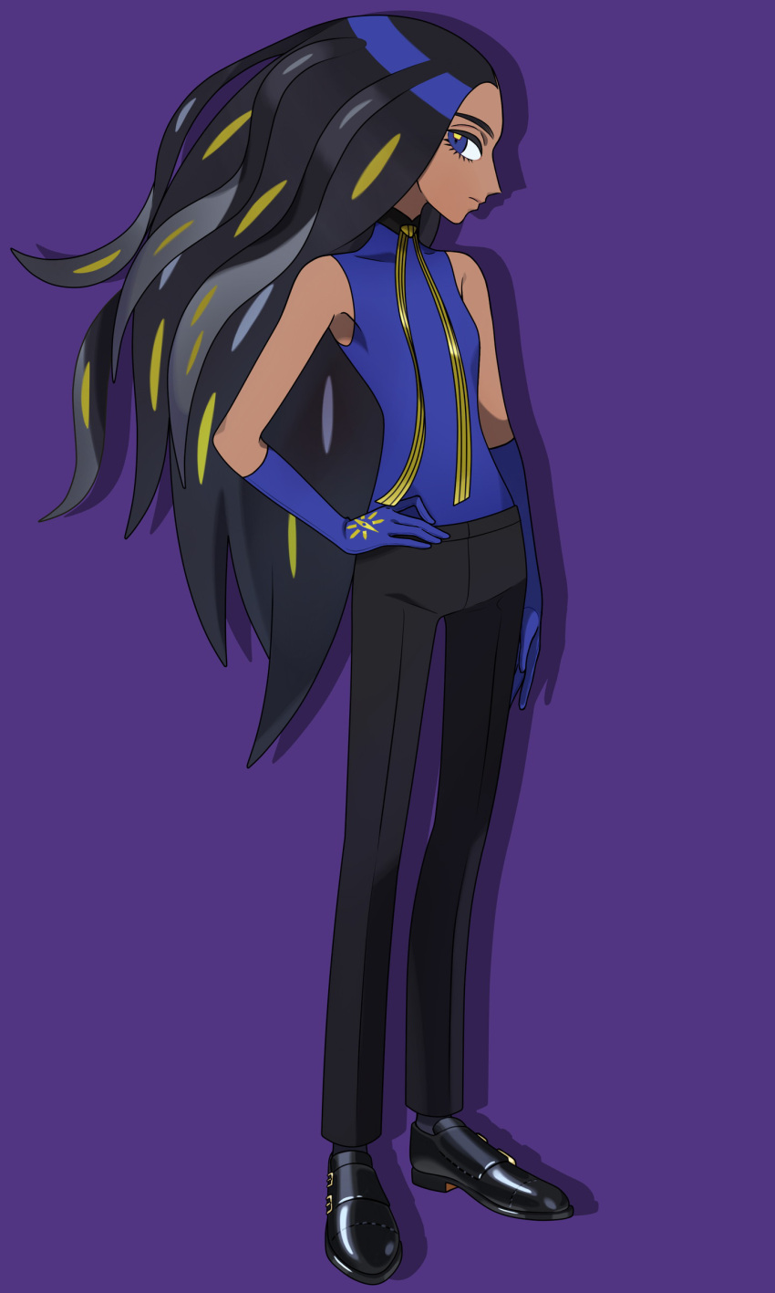 Safebooru 1girl Absurdres Asatsuki Fgfff Black Footwear Black Hair 9731