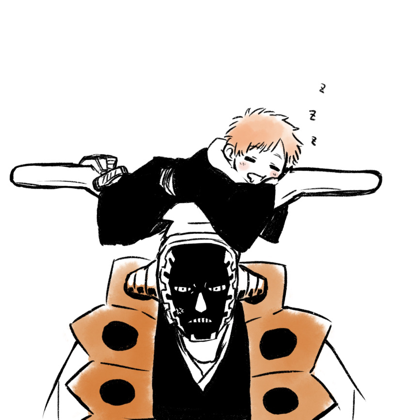 Safebooru - 1boy anger vein annoyed bleach blush choko egg full body ...