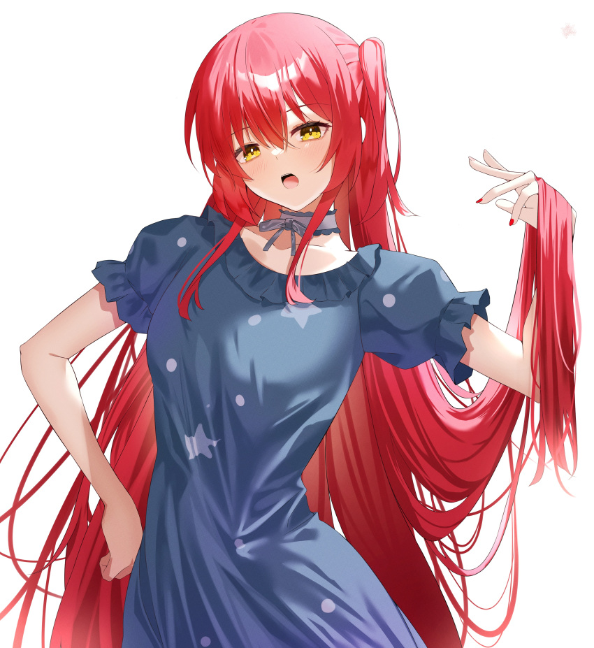 Safebooru - 1girl absurdres bocchi the rock! bureoeve choker dress hair ...