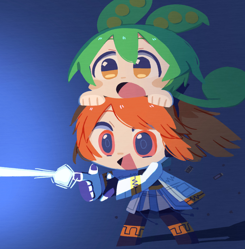 Safebooru - 2girls :d :o a.i. voice adachi rei animal ears black gloves ...