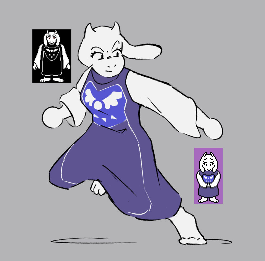 Safebooru - 1girl 2d anthro digital media female fighting stance floppy ...