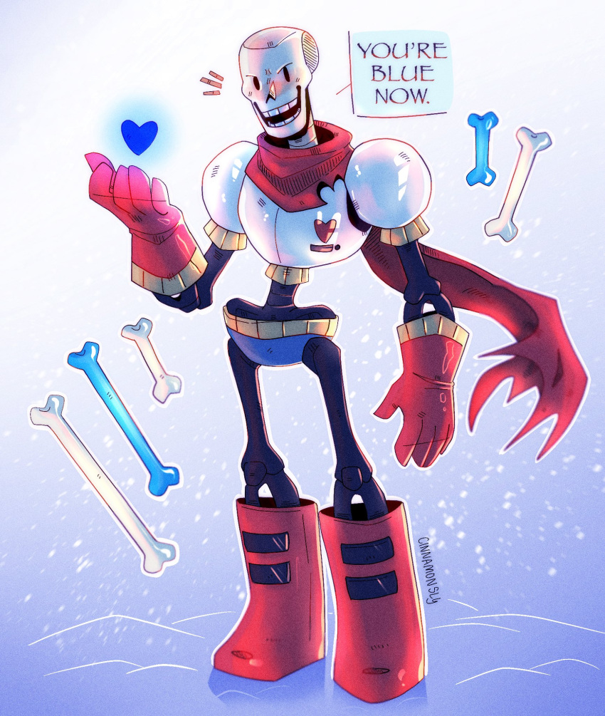 Safebooru - 1boy 2021 2d armor artist name blue shorts bone boots cape cinnamonsly digital media ...