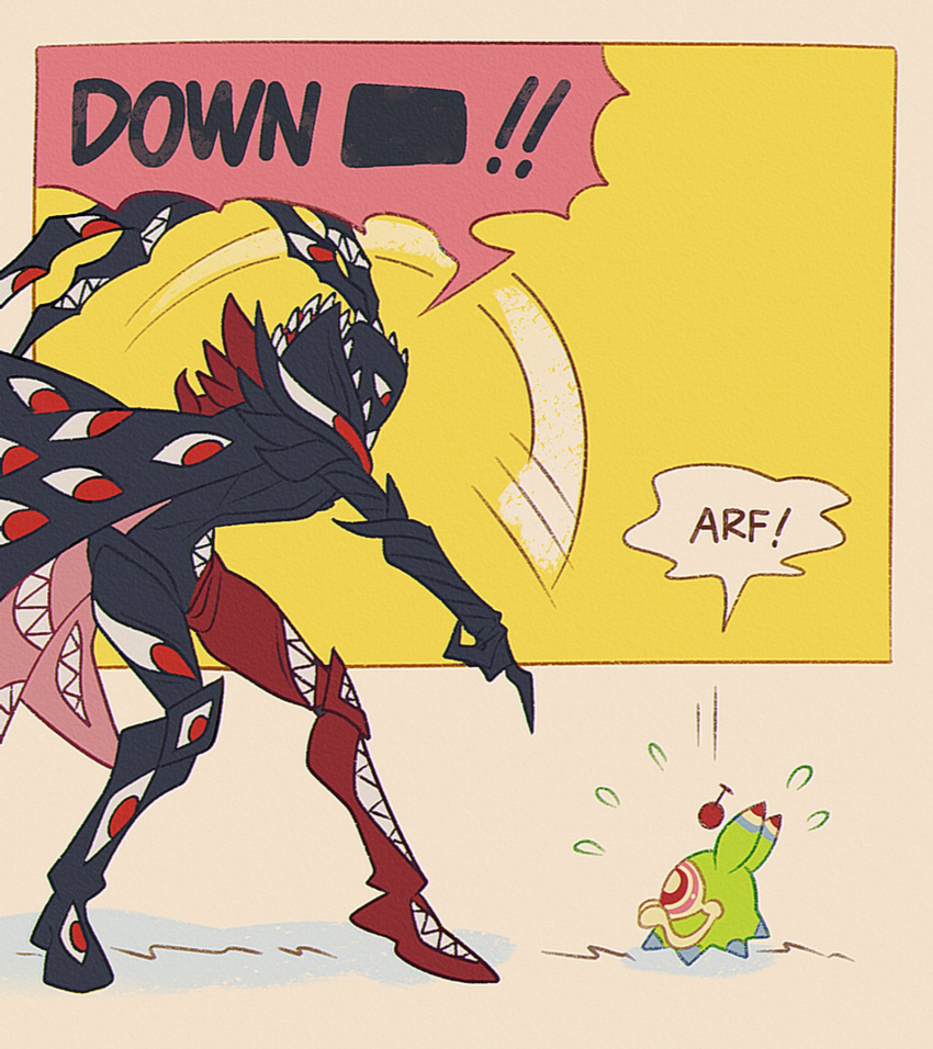 Safebooru - abbadomon abbadomon core algomon algomon baby ii black cape ...