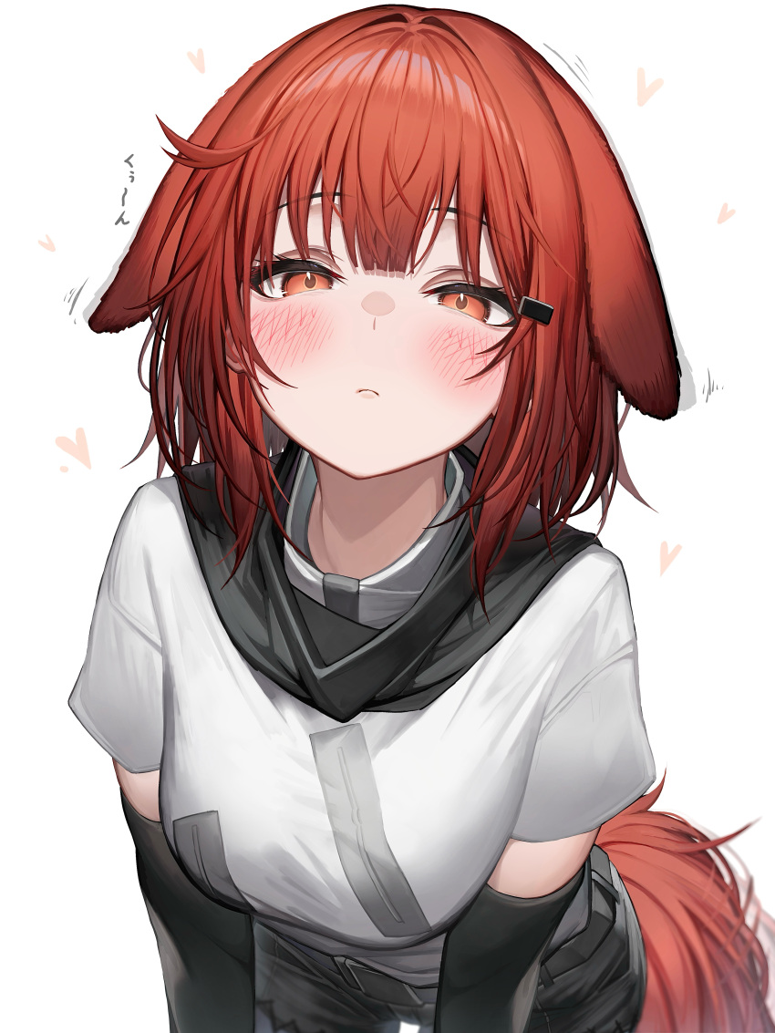 Safebooru - 1girl absurdres arknights black pants blush closed mouth commentary request ...