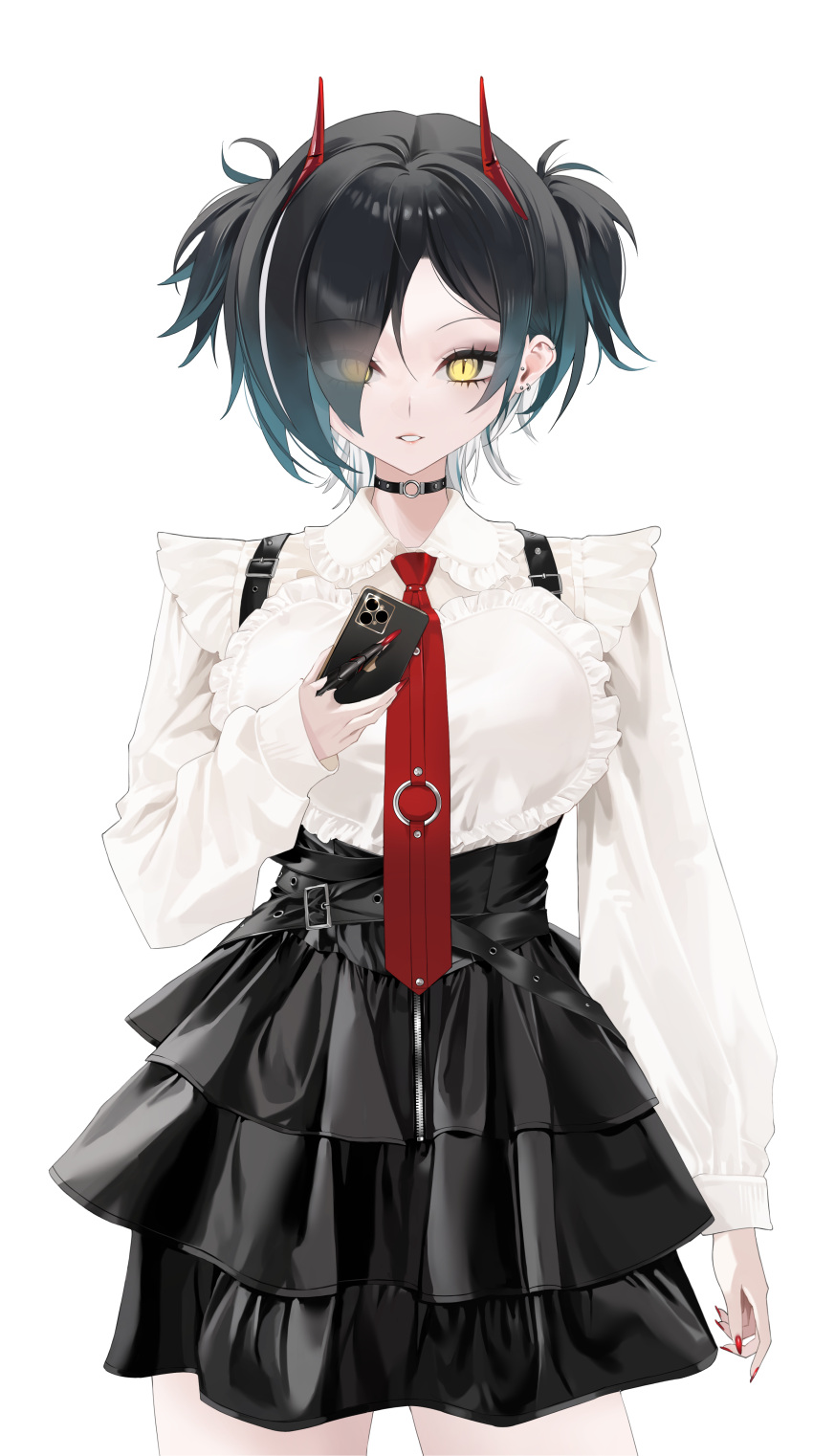 Safebooru - 1girl absurdres aged down alternate hairstyle azur lane black choker black skirt ...