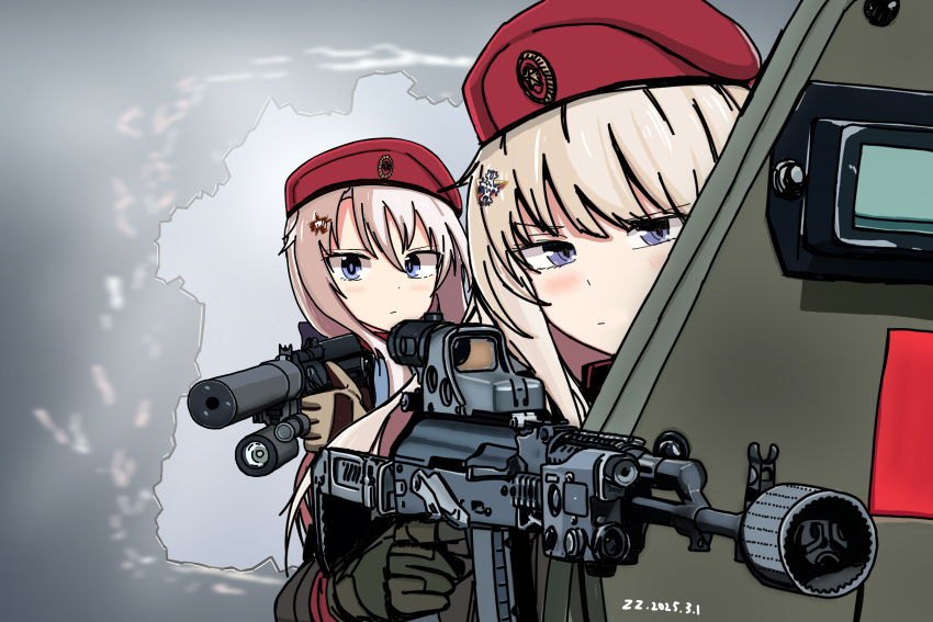 Safebooru - 2girls 9a-91 9a-91 (girls' frontline) absurdres ak-74m ak74m (girls' frontline ...