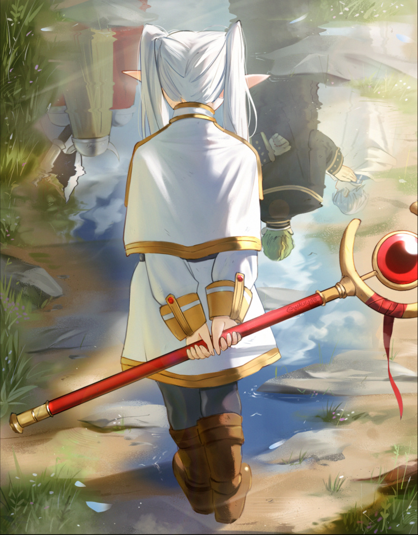 Safebooru - 1girl 3boys artist name commentary eisen (sousou no frieren ...