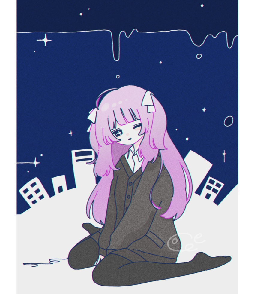 Safebooru 1girl Ahoge Black Eyes Blunt Bangs Brown Jacket Brown 0854