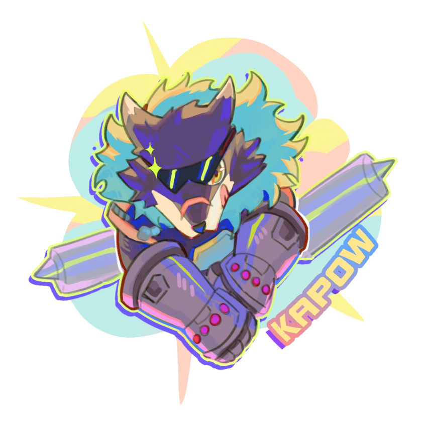 Safebooru - 1boy 765 nanami blue fur body fur chibi digimon digimon ...