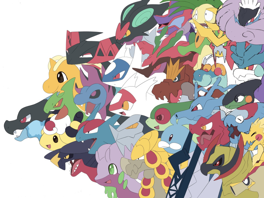 Safebooru - alolan exeggutor altaria ampharos antennae aqua skin ...