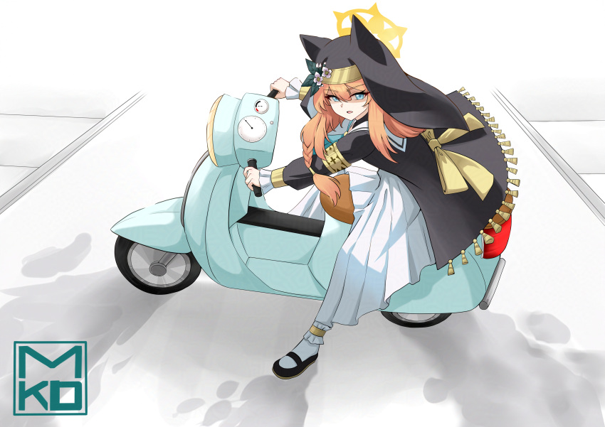 Safebooru - 1girl absurdres akira (manga) akira slide animal ear headwear animal ears blue ...