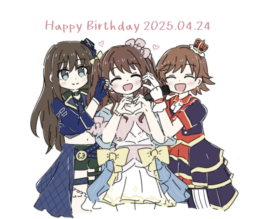 Safebooru - ^ ^ absurdres black hair blush brown hair closed eyes ...