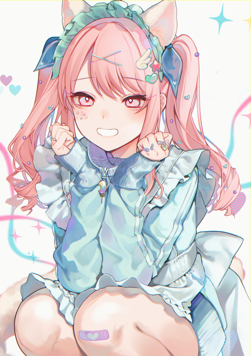 Safebooru - 1other absurdres akiyama mizuki animal ears apron bandaid ...