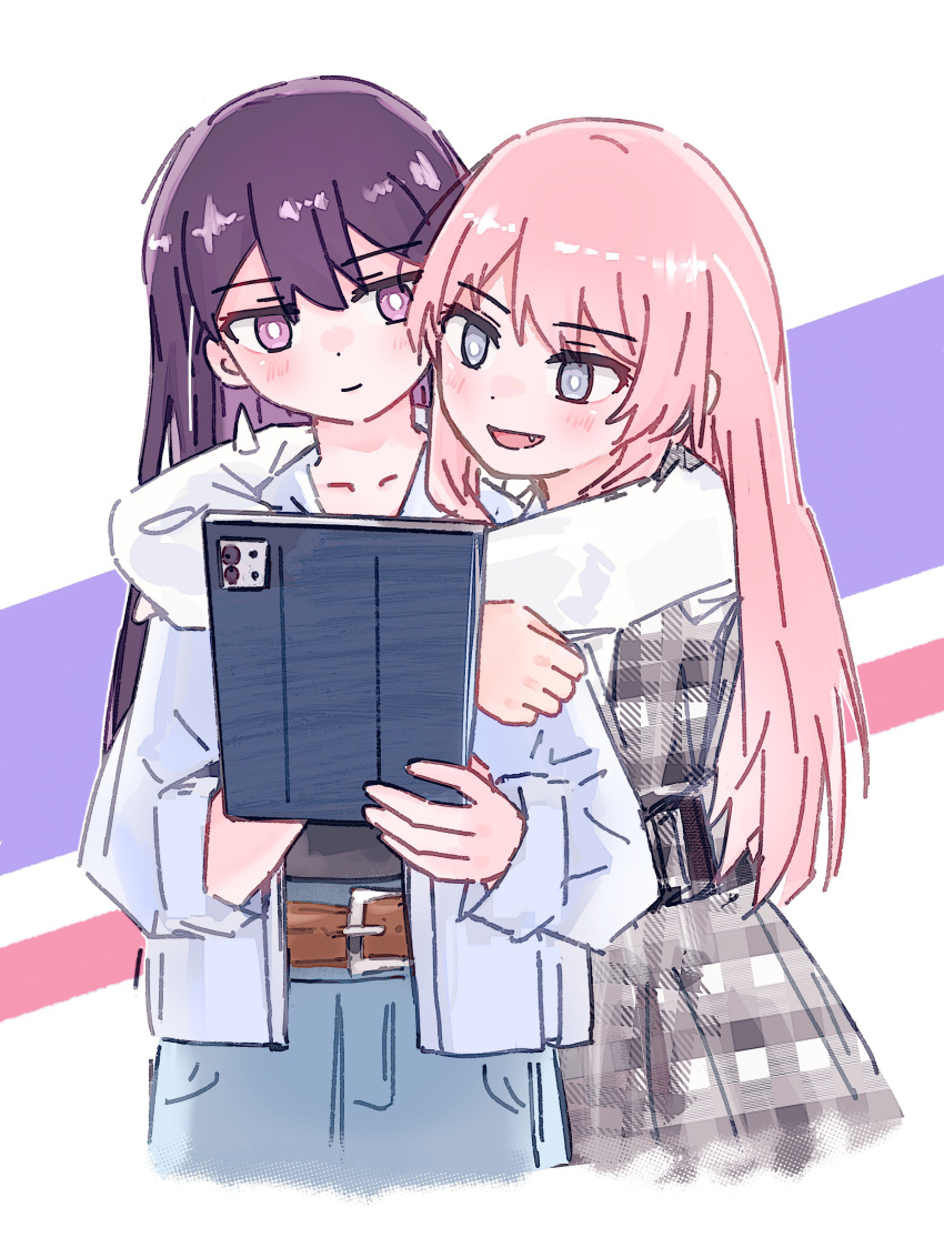 Safebooru - 2girls absurdres bang dream! bang dream! it's mygo!!!!! belt black hair blue skirt ...