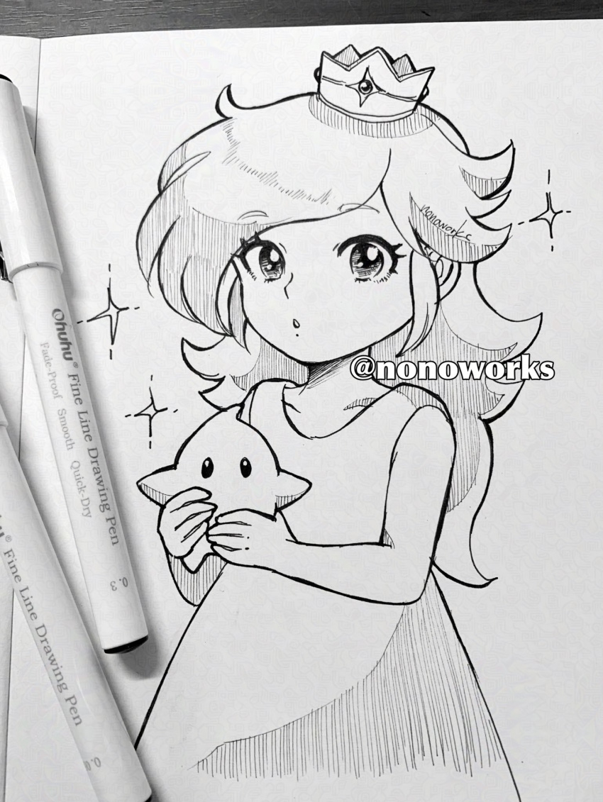 Safebooru - 1girl aged down crown dress english commentary eyelashes ...