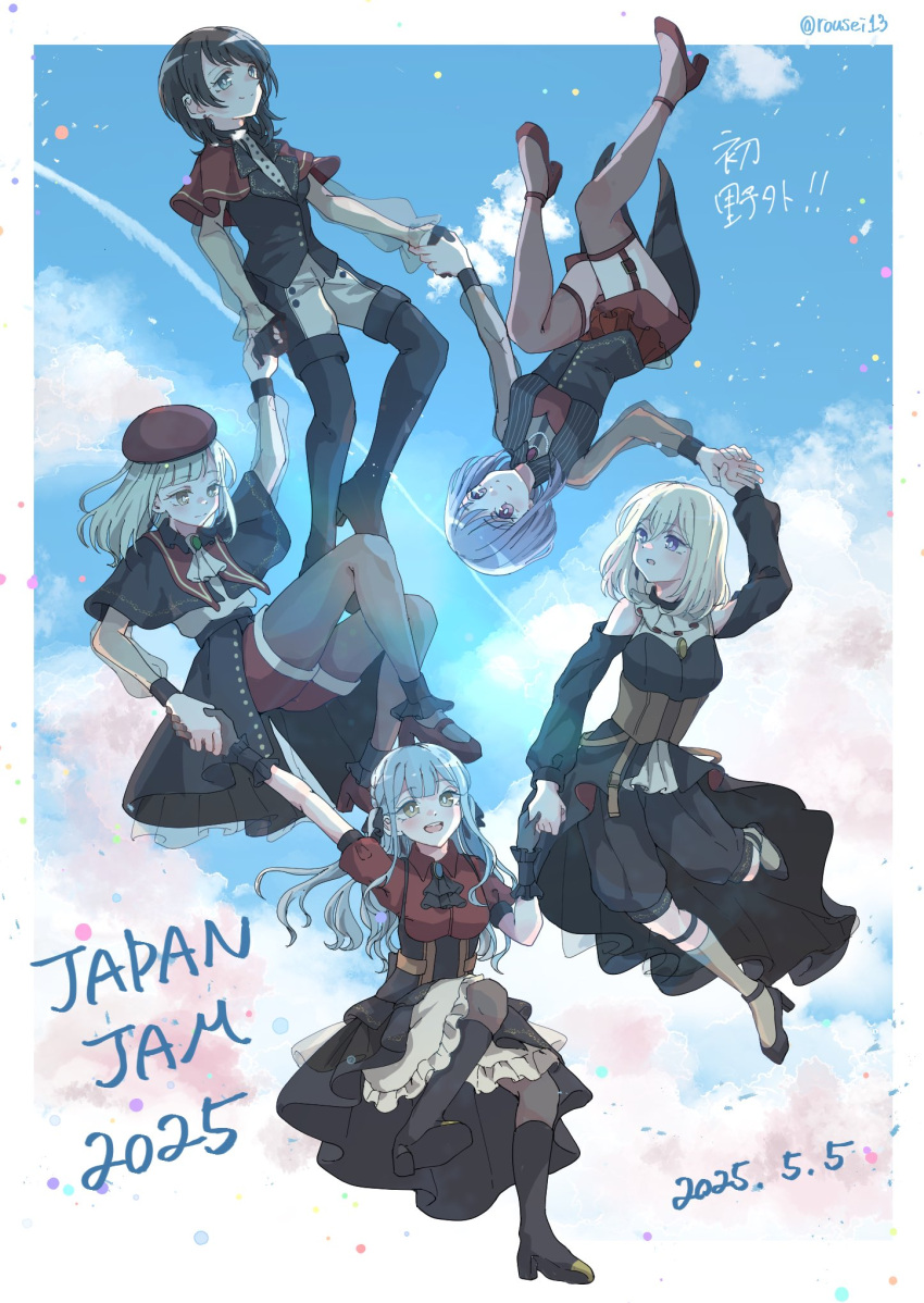 Safebooru - 5girls amoris (bang dream!) apron ave mujica (bang dream!) bang dream! bang dream ...