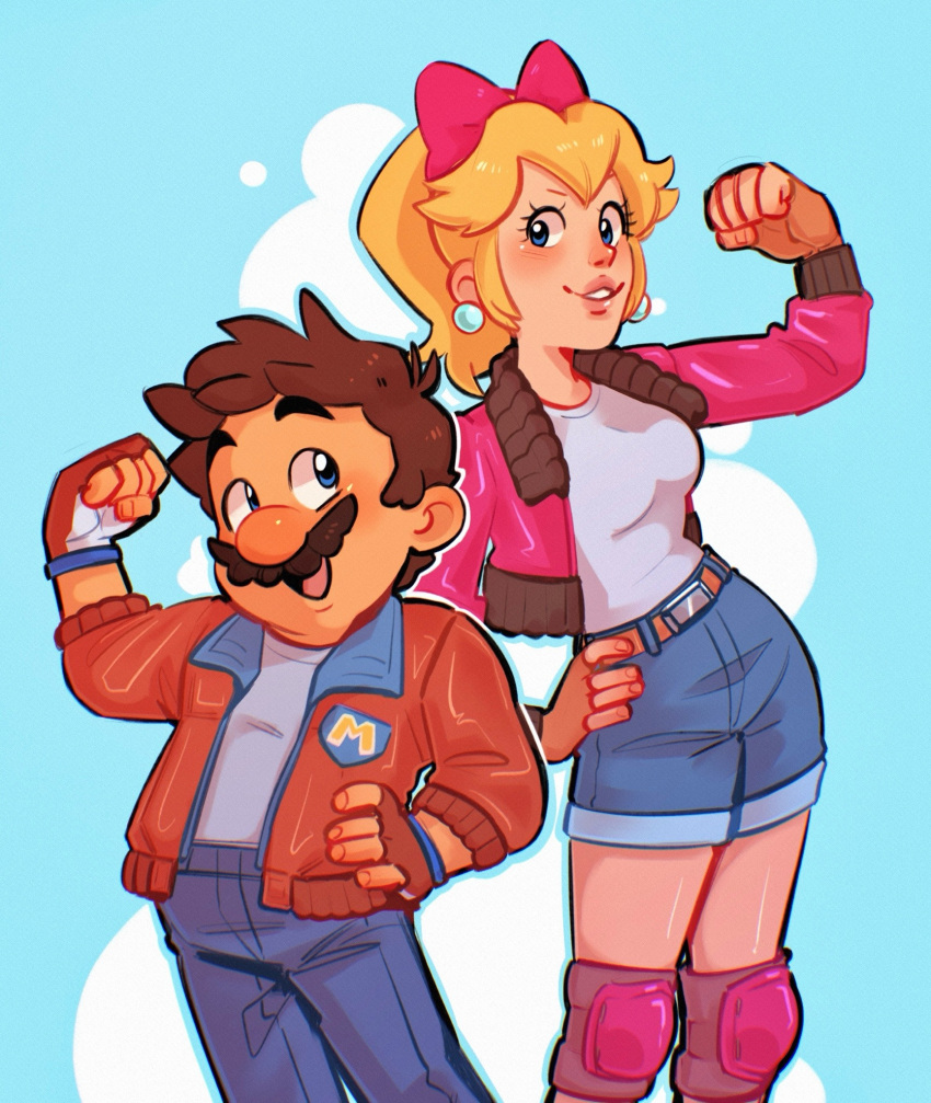 Safebooru - 1boy 1girl blonde hair brown hair commentary couple english ...
