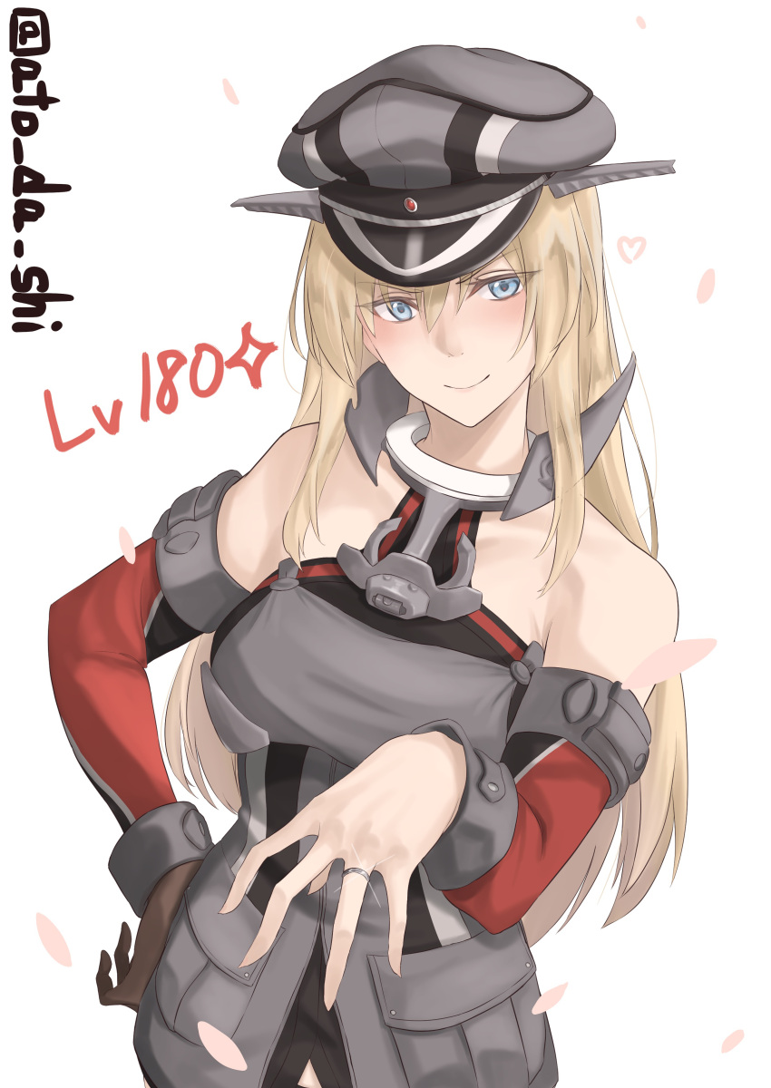 Safebooru - 1girl absurdres anchor choker atodashi bare shoulders bismarck (kancolle) blonde ...