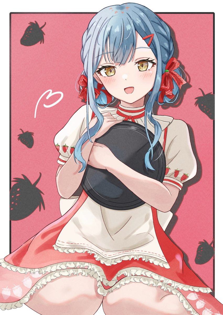 Safebooru - 1girl absurdres bang dream! bang dream! it's mygo!!!!! beniyomogi blue hair blush ...