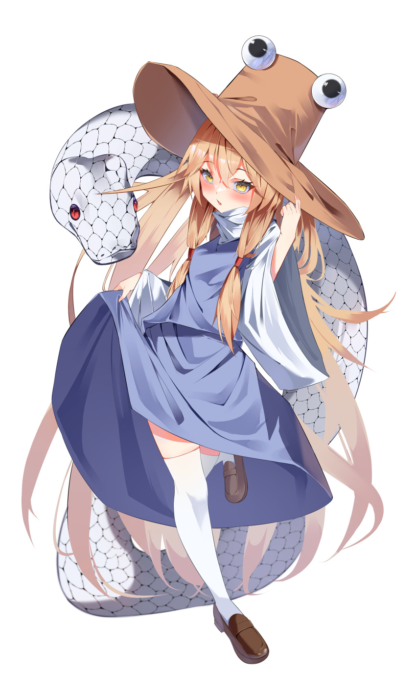 Safebooru 1girl Absurdres Adjusting Clothes Adjusting Headwear Blonde 8728
