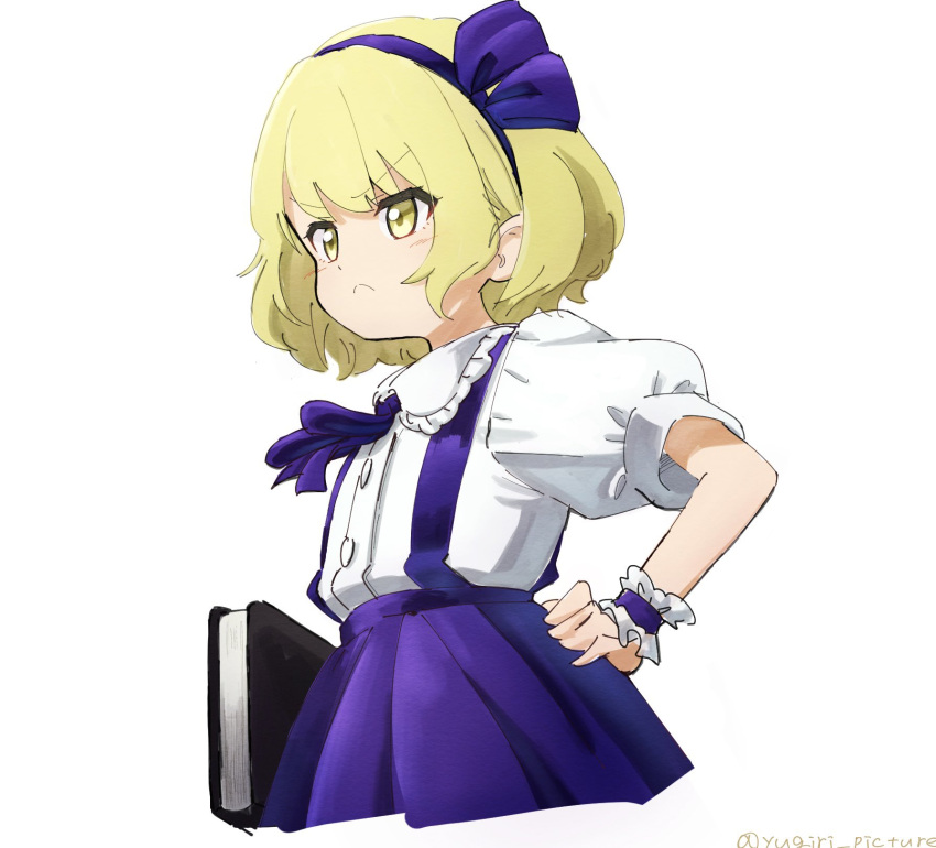 Safebooru - 1girl aged down alice margatroid alice margatroid (pc-98) angry blonde hair blue ...