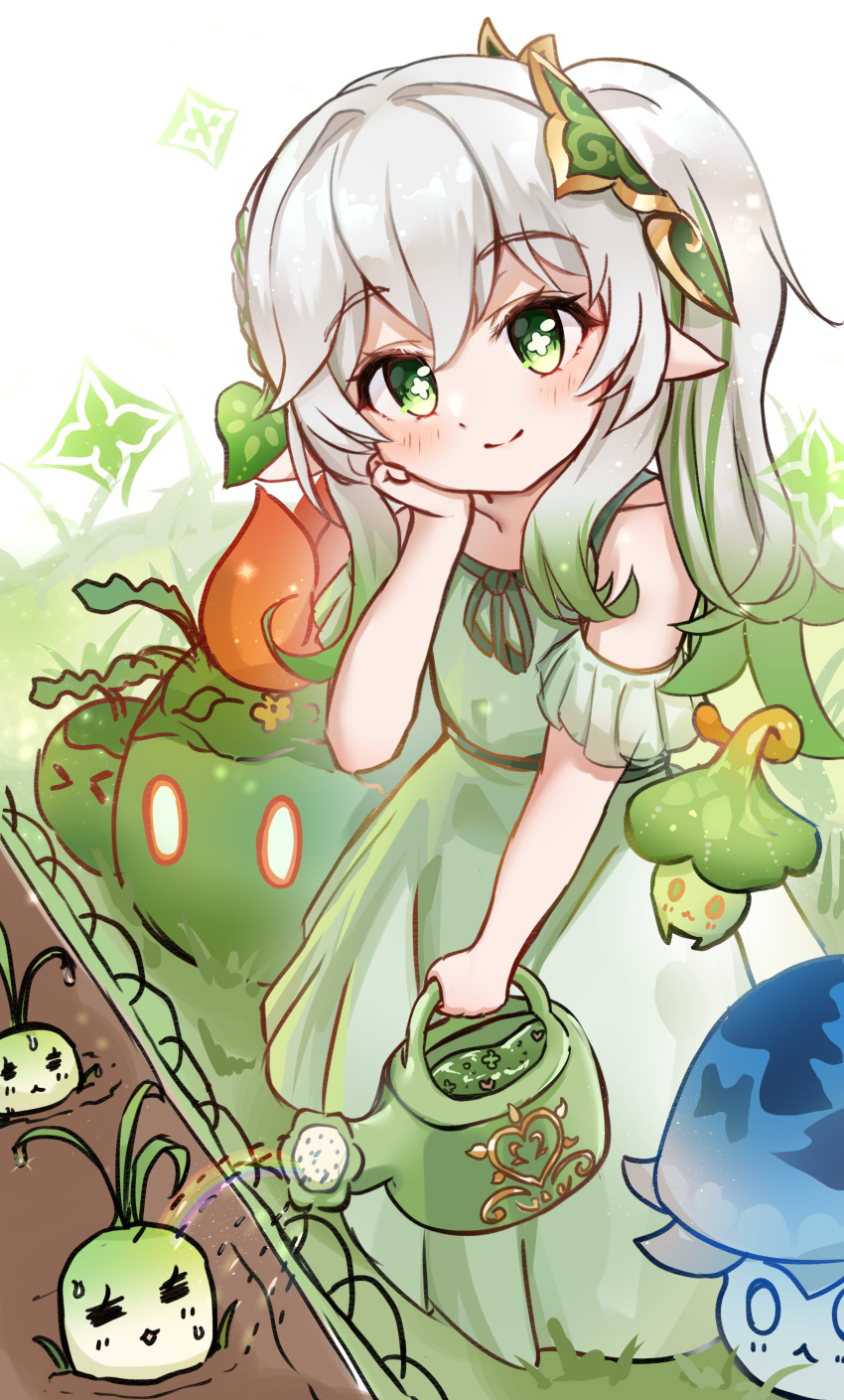 Safebooru - 1girl absurdres alternate costume bare shoulders blush ...