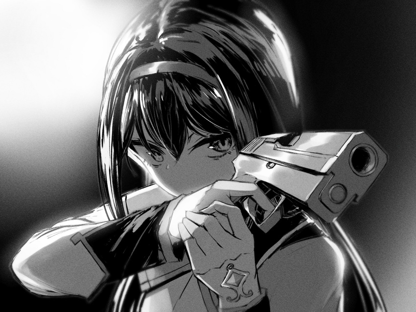 Safebooru - 1girl aiming akemi homura akemi homura (magical girl) black ...