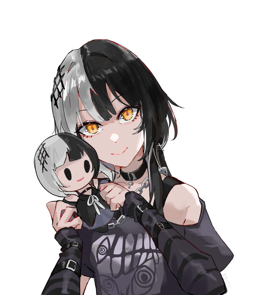 Safebooru - 1girl absurdres alternate costume black arm warmers black ...