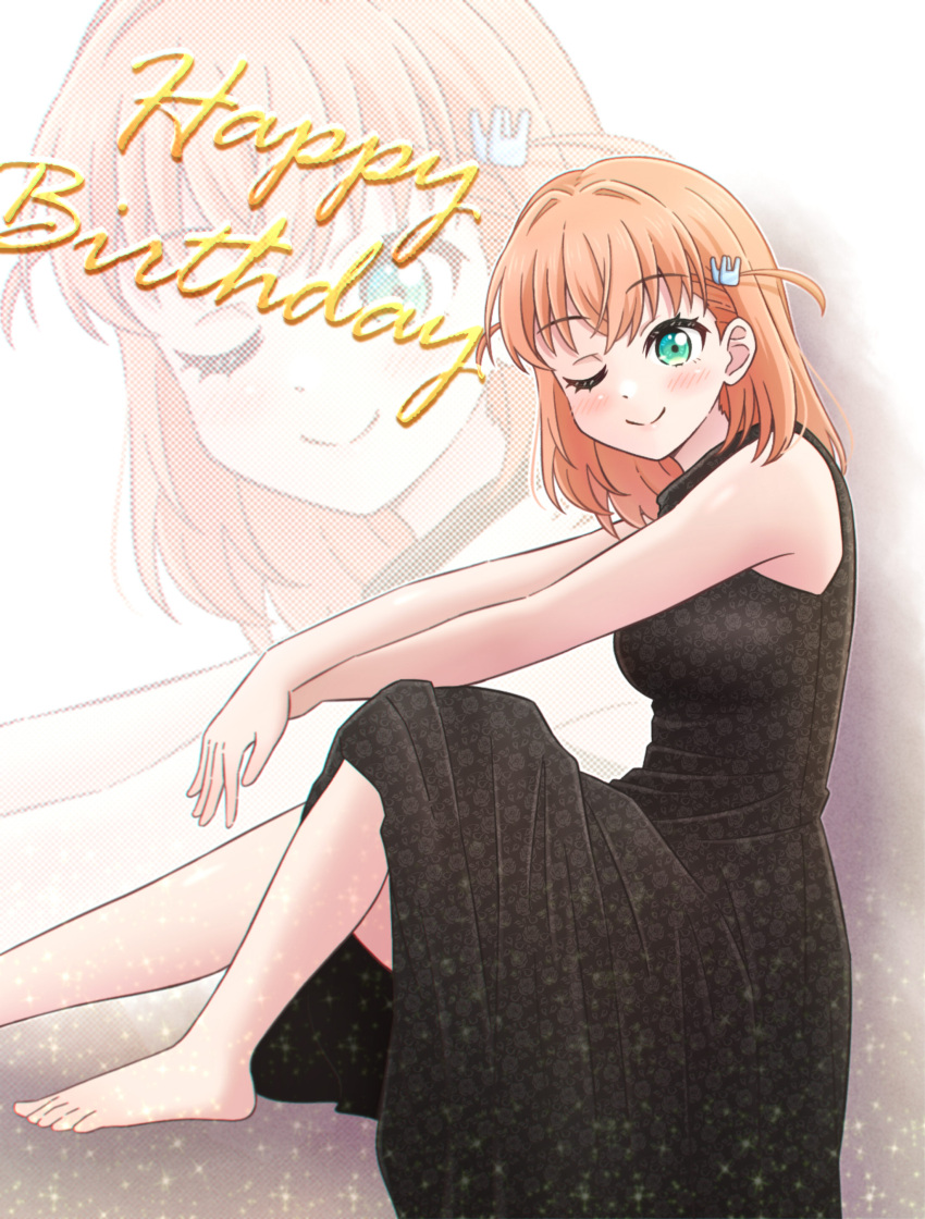 Safebooru - 1girl ;) absurdres akihitohappy alternate costume aqua eyes armpit crease bare ...