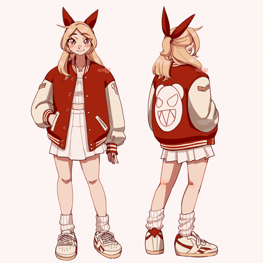 Safebooru - 1girl absurdres artist name blonde hair blush brown eyes ...