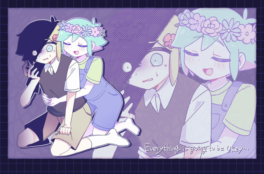 Safebooru - 2boys antenna hair basil (faraway) (omori) basil (headspace) (omori) basil (omori ...