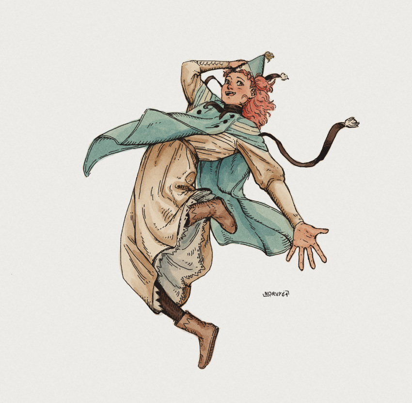 Safebooru - 1girl absurdres black leggings blush brown shoes highres leggings medium hair ...