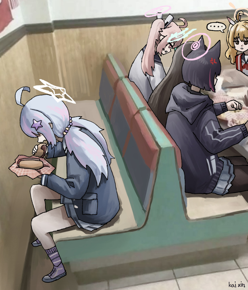 Safebooru - ... 5girls absurdres after-school sweets club (blue archive) ahoge airi (blue ...