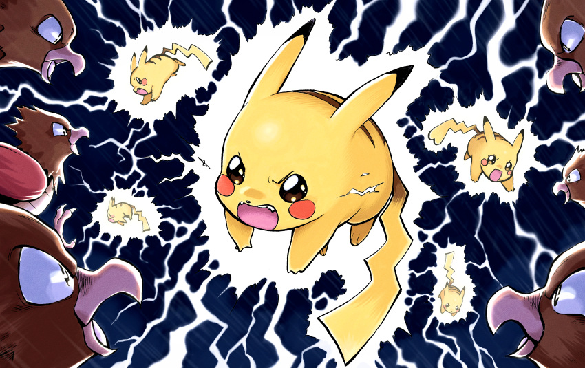 Safebooru - absurdres angry bird brown eyes commentary electricity ...