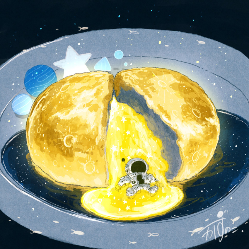 Safebooru - 1other artist name astronaut cheese cheese in hamburg ...