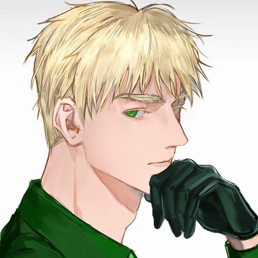Safebooru - 1boy axis powers hetalia blonde hair gloves green eyes highres looking at viewer ...