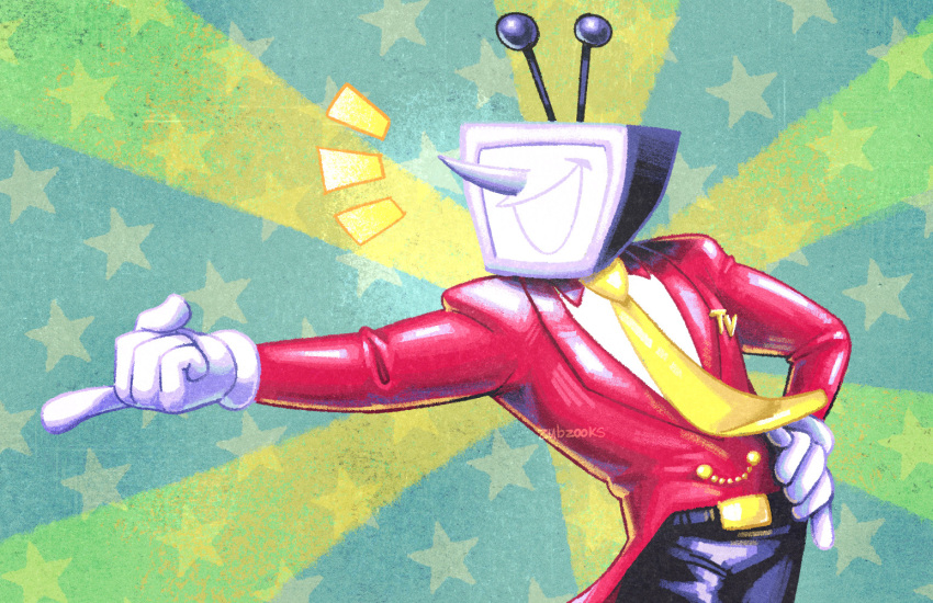 Safebooru - 1boy ant tenna artist name black pants commentary cowboy ...