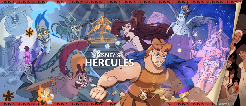 Safebooru - 6+girls 6+others blue hair calliope (disney) clio (disney ...