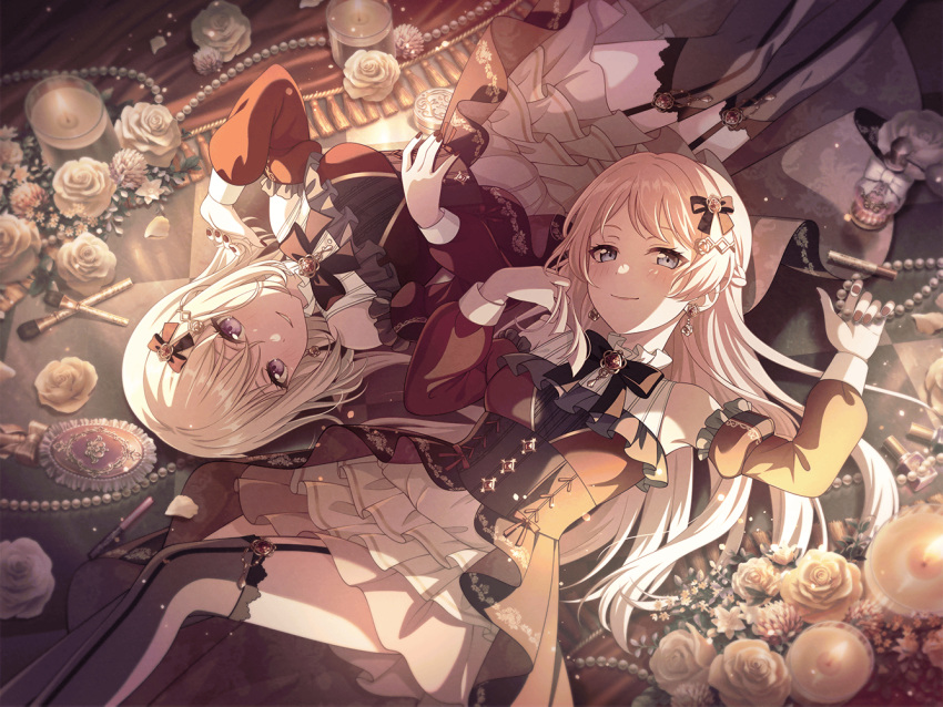 Safebooru - 2girls bang dream! bang dream! it's mygo!!!!! black bow black corset black nails ...