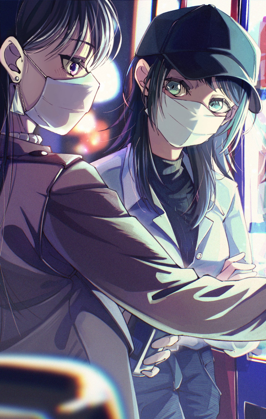 Safebooru - 2girls bang dream! bang dream! it's mygo!!!!! baseball cap black hair black hat ...