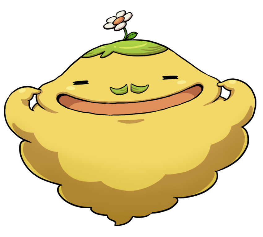 Safebooru - closed eyes facial hair flower flower on head green hair ...