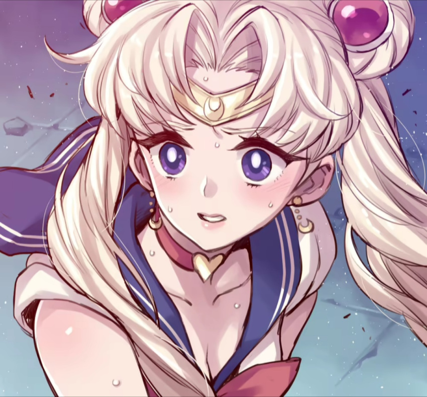 Safebooru - 1girl bishoujo senshi sailor moon long hair mimonel sailor dress sailor moon tsukino ...