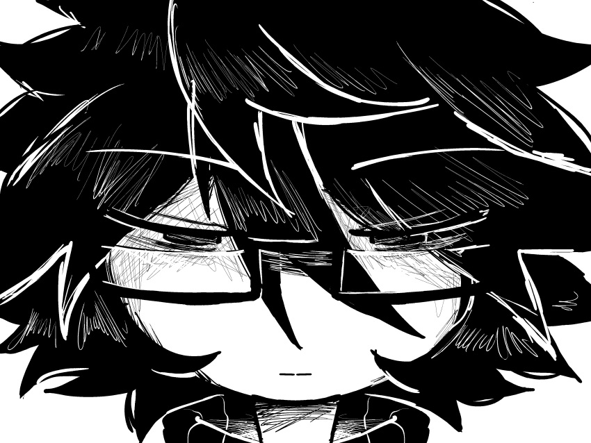 Safebooru 1boy Absurdres Bags Under Eyes Clyde Gonzale Disappointed 1475