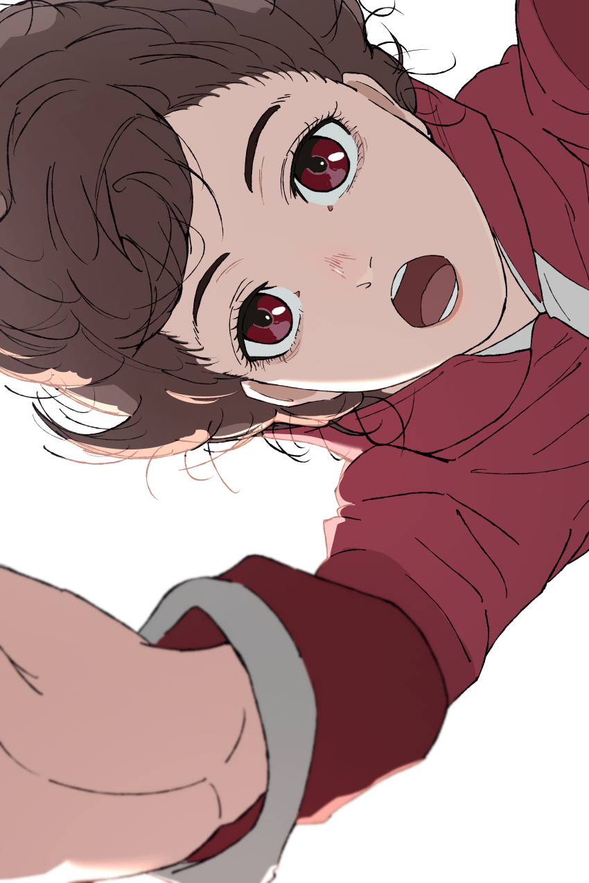 Safebooru - 1girl absurdres ayase momo big chunger brown eyes brown hair dandadan highres jacket ...